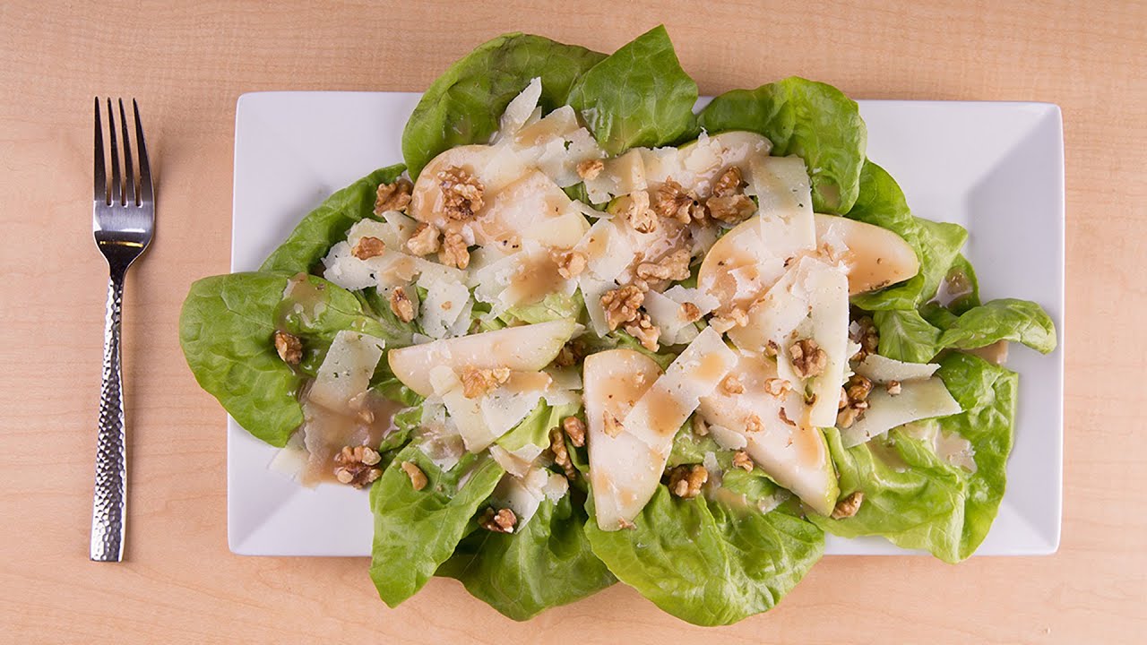 Pear Salad with BRIANNAS® New American Creamy Balsamic Dressing