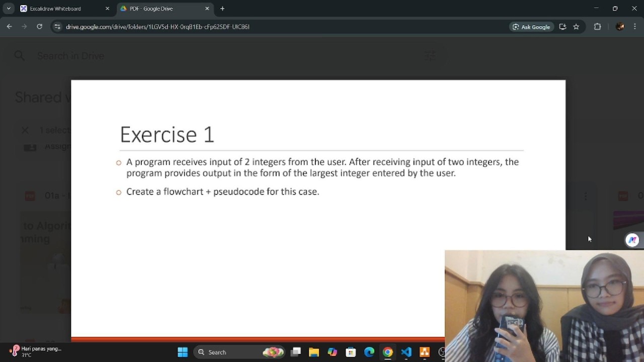 Assignment 1: Flowchart & Pseudocode - Algorithm and Programming