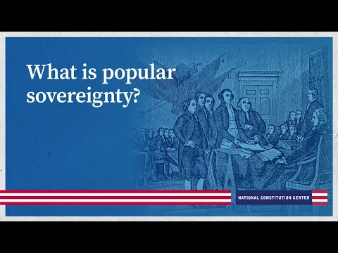 What is popular sovereignty?