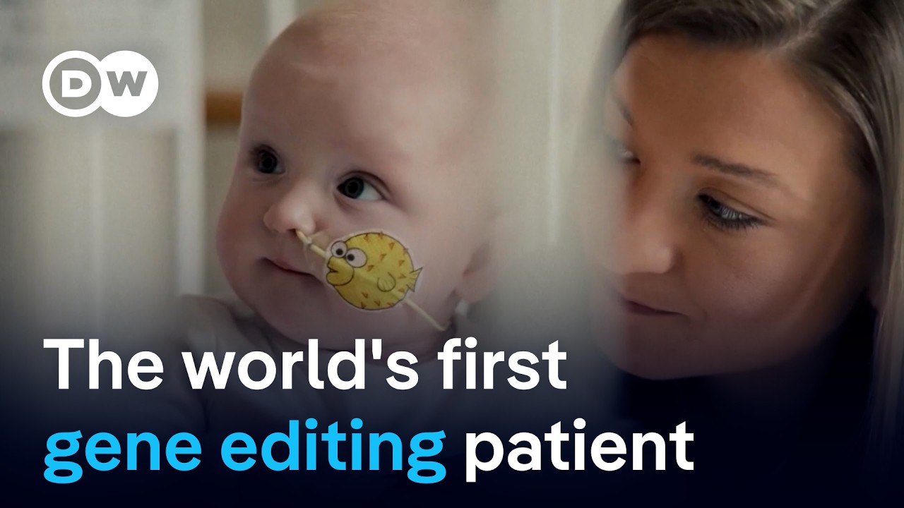 Baby receives world's first personalized gene-editing treatment | DW News