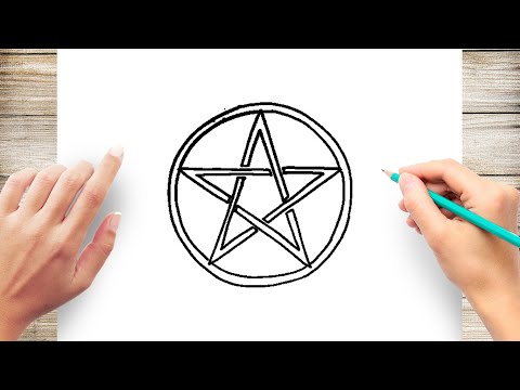How to Draw A Pentagram Step by Step – I'm Youtuber – Follow my videos ...