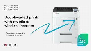 Kyocera ECOSYS PA5500x A4 Mono Laser Printer - 110C0W3NL0