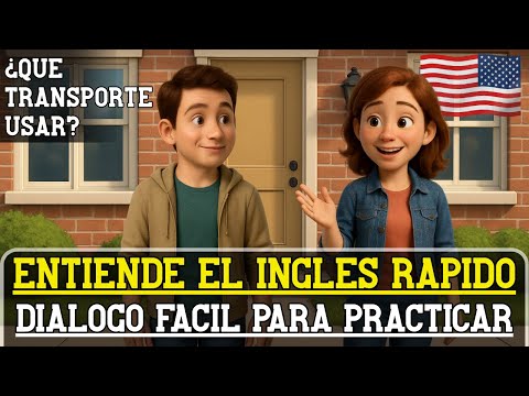 Acento Americano con este Diálogo Fácil ✅| Empieza a Entender Inglés Fácil y Rápido (A1-A2)