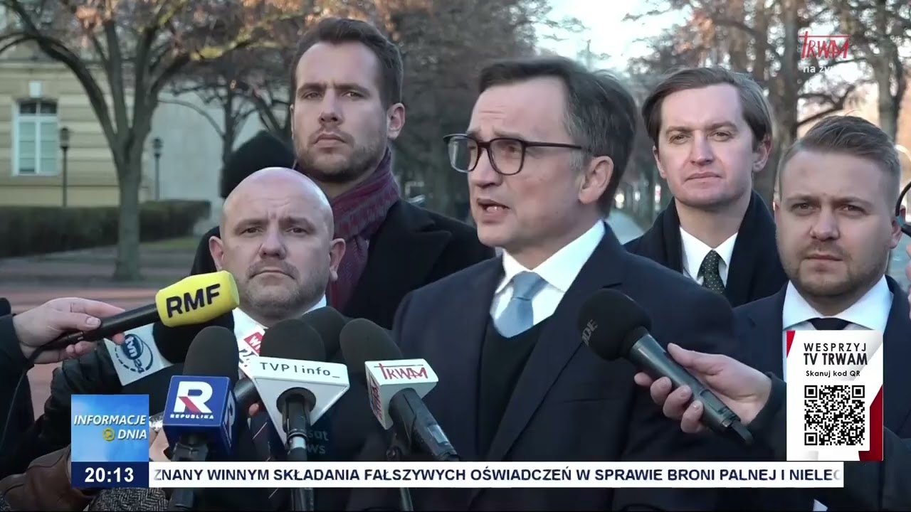 Zbigniew Ziobro złoży zawiadomienie do prokuratury ws. zamachu na Prokuraturę Krajową ...