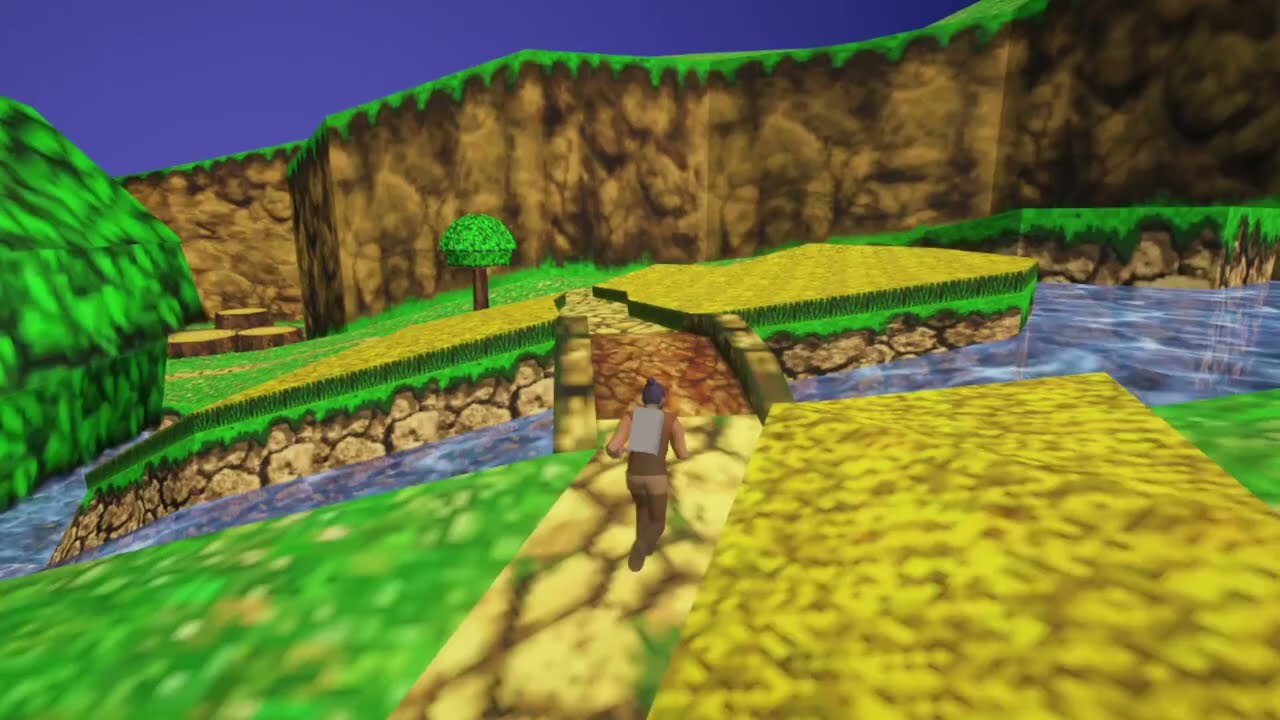 Testing a Banjo-Kazooie-style prototype
