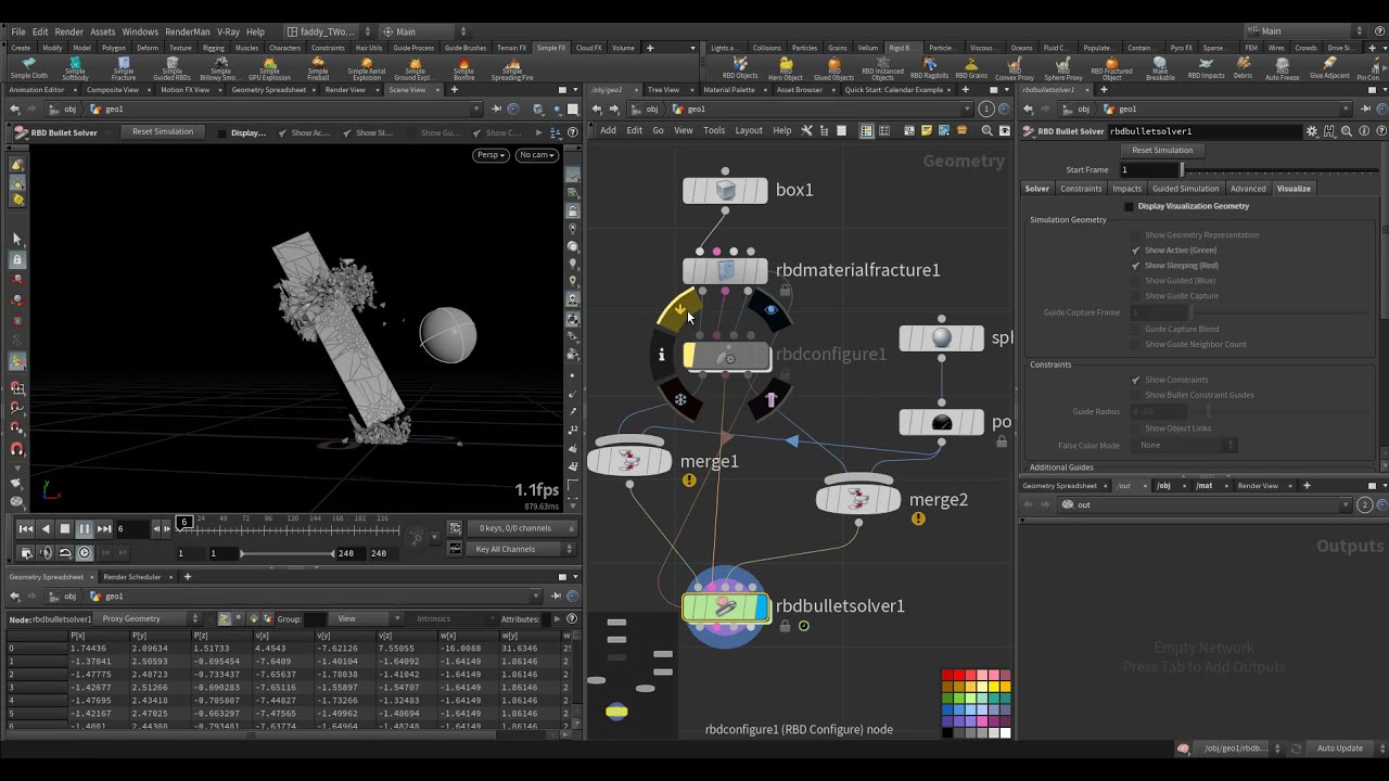 Houdini Fx RBD Destruction