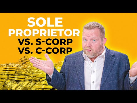 Sole Proprietor vs. S-Corp vs. C-Corp (Here Are The Pros & Cons!)