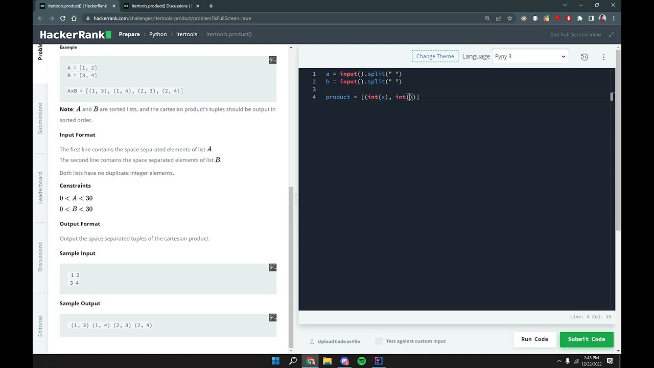 HackerRank Python Problem 