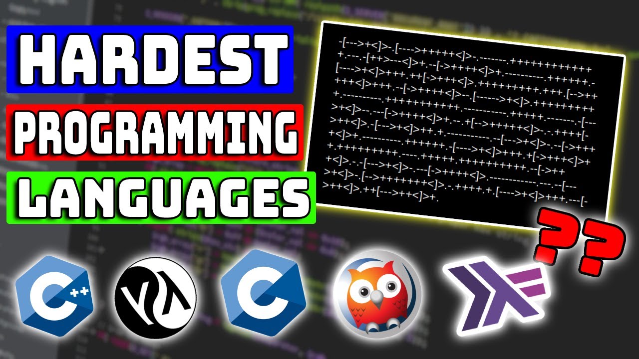 7 HARDEST Programming Languages to Learn