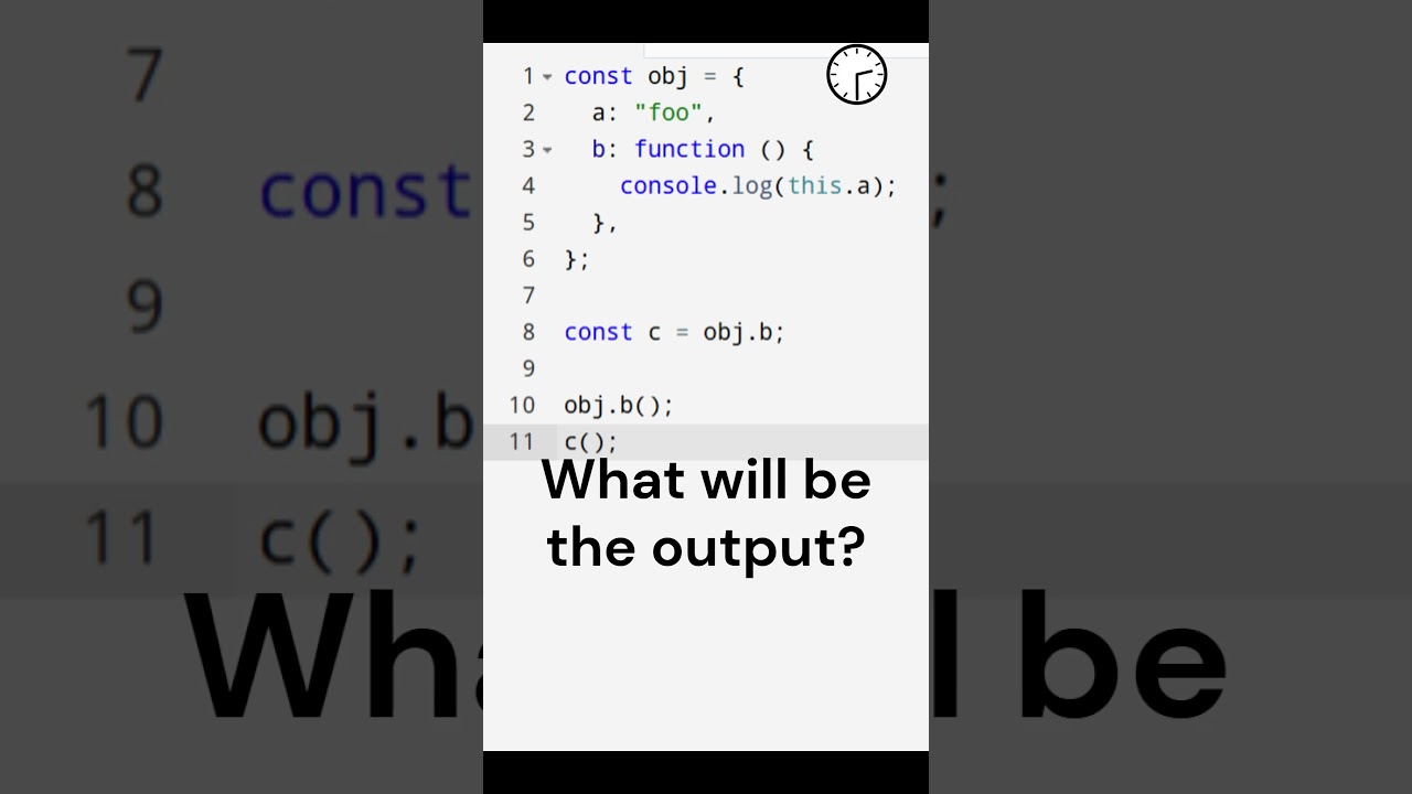 JavaScript Output Challenge ⚡ Can You Guess? #coding #codechallenge
