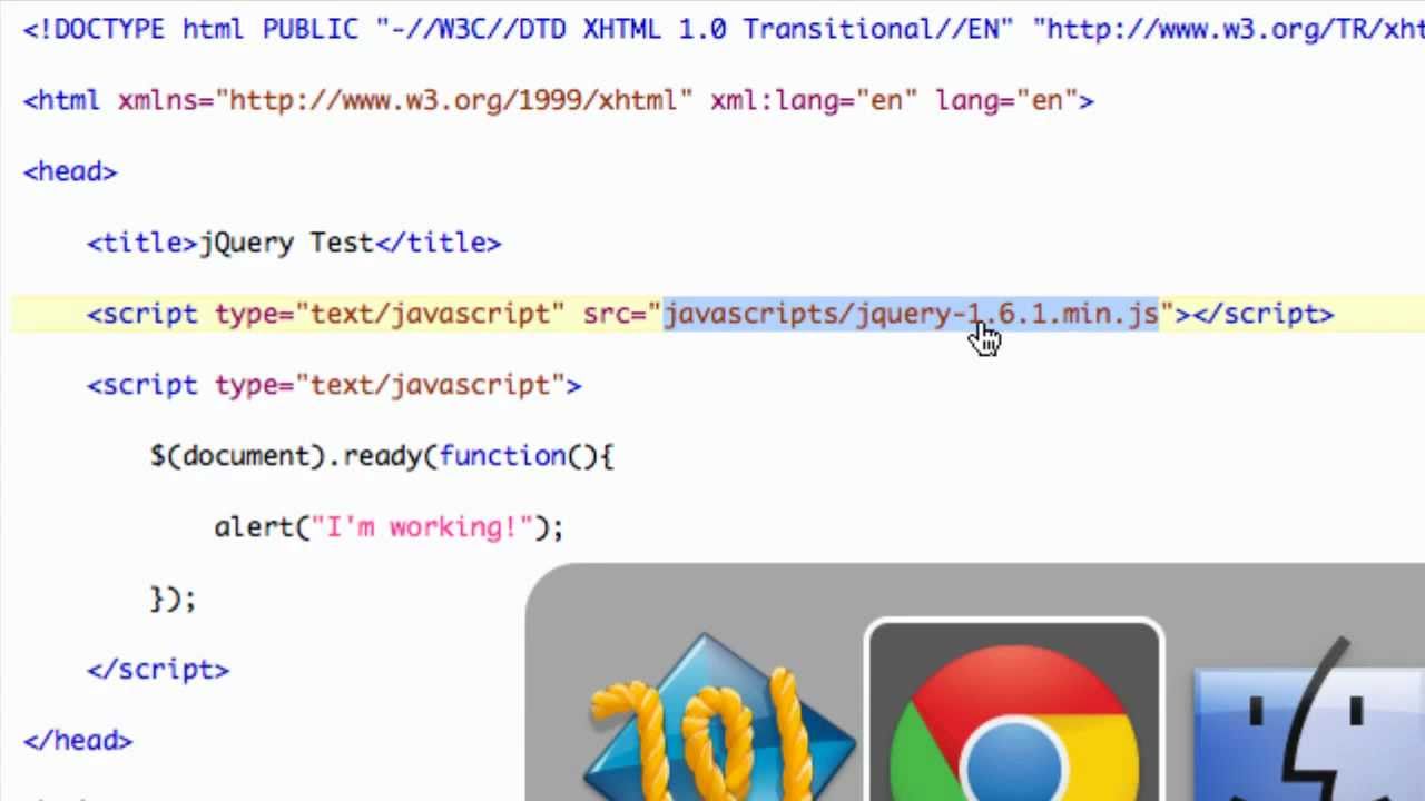 Installing and Using jQuery - jQuery Tutorials for Beginners