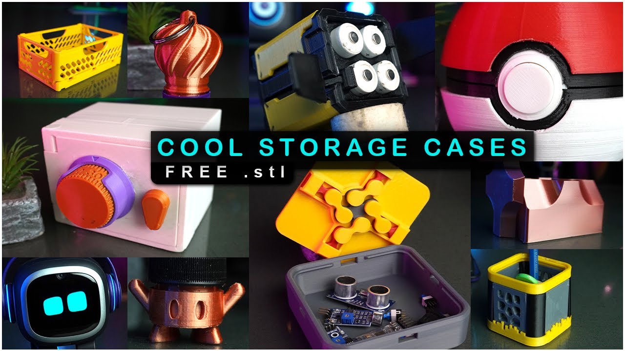 Unique 3D Printed Containers & Organizers | Part 2 #3dprinting