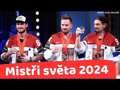 🥇 David Tomášek, Jan Ščotka a Tomáš Kundrátek 🏒🥳🥂🍷🍸 - Show Jana Krause 29. 5. 2024 & @ceskyhokej