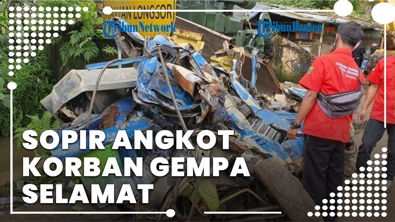 Sopir dan 3 Penumpang Angkot Biru Ternyata Selamat dari Gempa Cianjur ...
