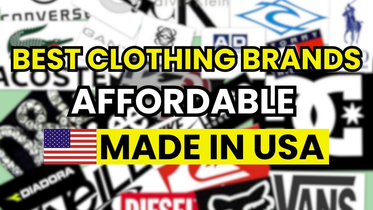 🥇 3 Best affordable Clothing Brands made in the USA
