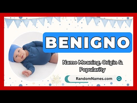 Benigno - Baby Boy Name Meaning, Origin & Popularity - RandomNames.com
