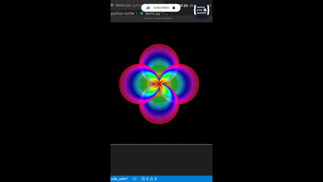 Simple super graphics with python turtle | Python Turtle Graphics 18 | New python turtle graphics