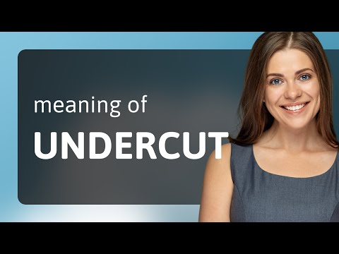 Undercut | definition of UNDERCUT
