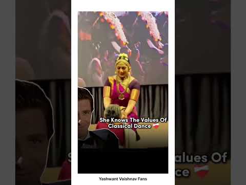 She Knows the Value of Indian Classical Dance ❣️🙏👏 #indianmusic #hindustaniclassicalmusic