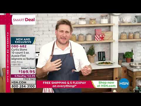 Curtis Stone 10Count 5 oz. Aussie Filet Mignons with But...