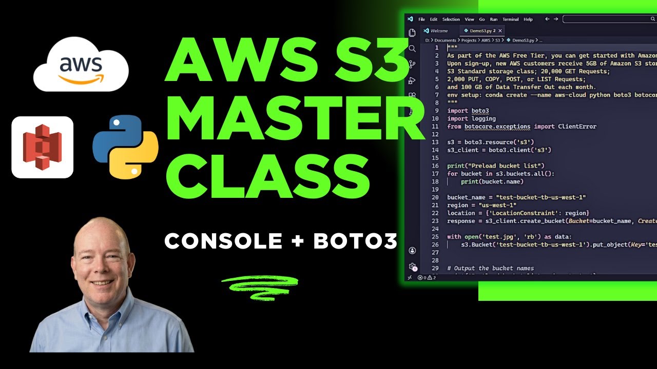AWS S3 Tutorial: Console & Python Boto3 (Full Masterclass)