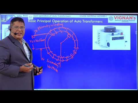 Principle of Operation of an Auto-Transformer