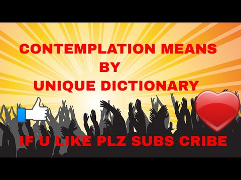 Contemplation by unique dictionary