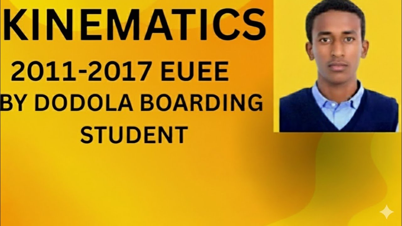  PHYSICS KINEMATICS 2011–2017 EUEE | Full Solution