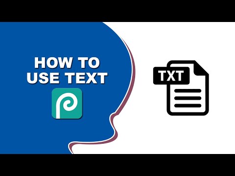how to use text in photopea