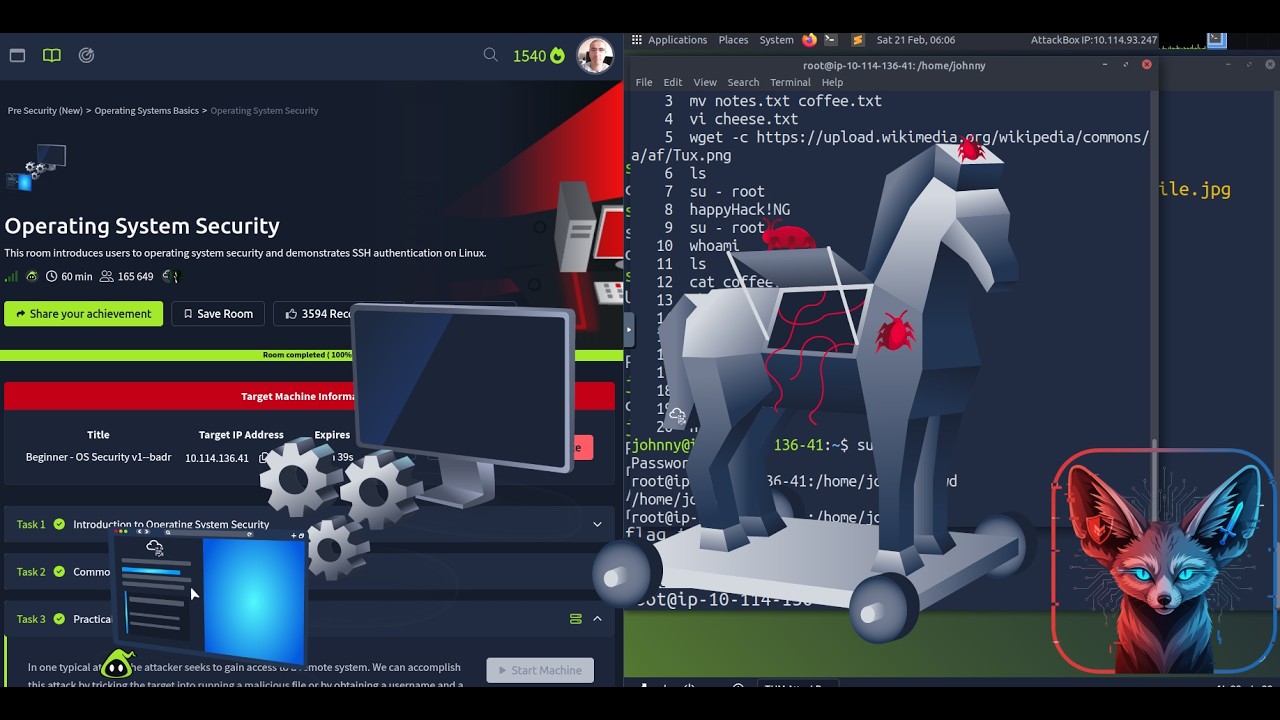 TryHackMe Operating System Security | Full Walkthrough 2026