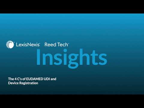 The 4 C's of EUDAMED UDI and Device Registration