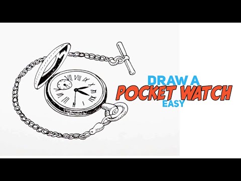 How to Draw A Pocket Watch Step by Step – I'm Youtuber – Follow my ...