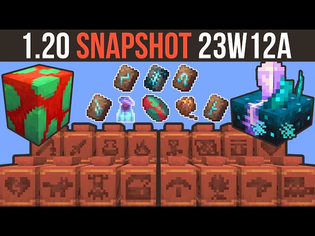 How to use pottery shards in Minecraft 1.20 Trails & Tales update