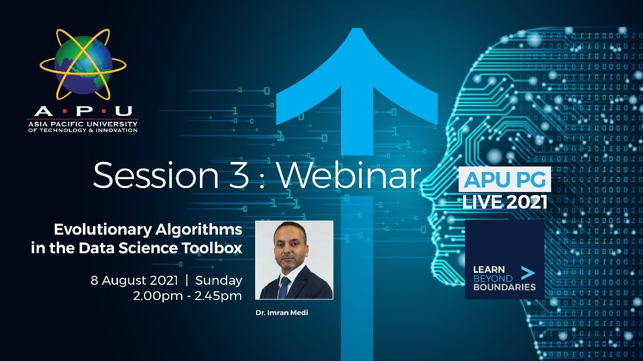 Webinar -  Evolutionary Algorithms in the Data Science Toolbox
