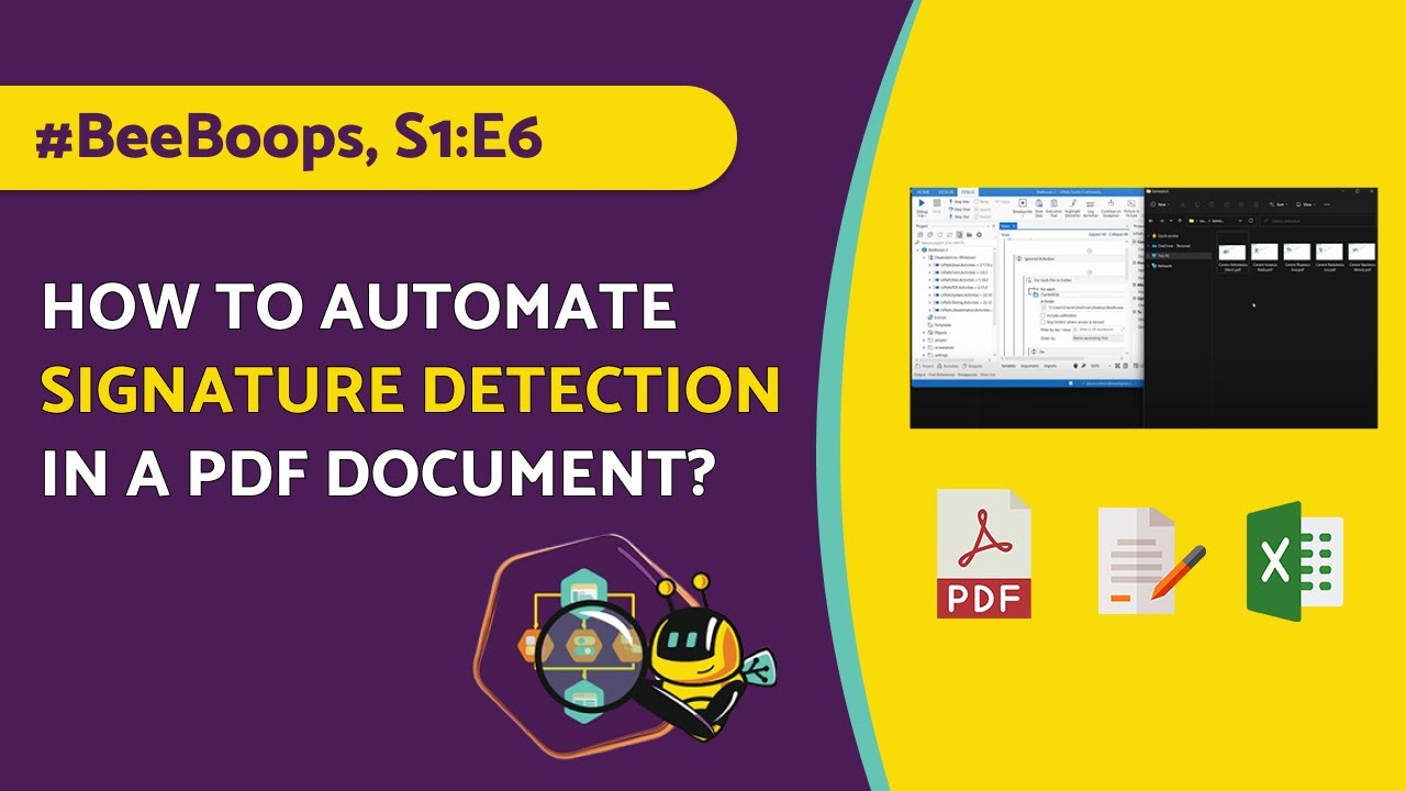 How to automate signature detection in a PDF document?