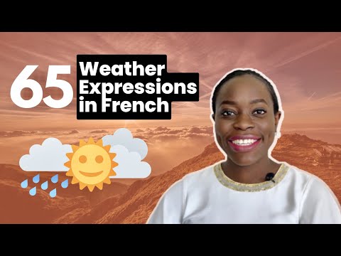 65 French weather expressions | Grammar, adjectives, verbs, nouns & idioms! #frenchvocabulary