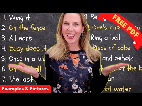LEARN 100 COMMON ENGLISH IDIOMS | English Vocabulary Lesson