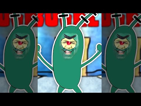 Plankton - SpongeBob SquarePants Face Paint #Shorts