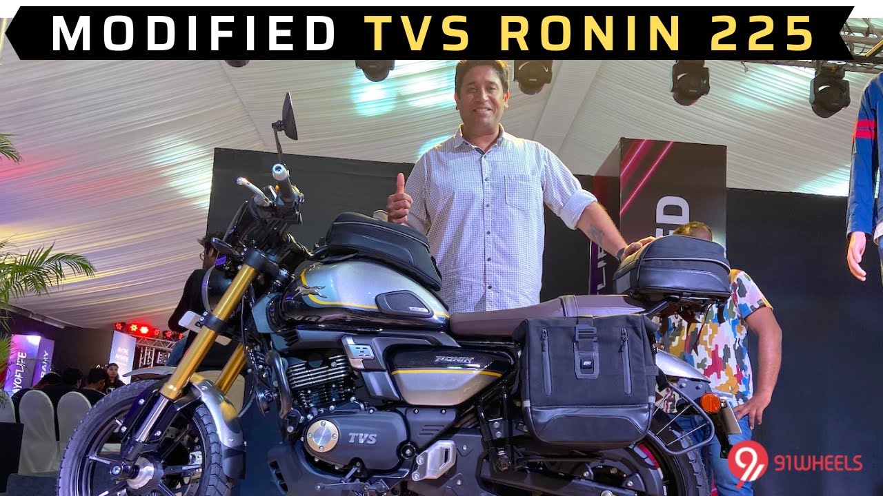 Modified TVS Ronin 225 Cruiser in our Walkaround Review || Price ...