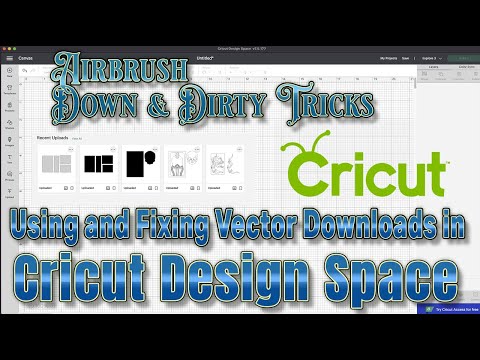 Fixing DXF and SVG vector files in #Cricut Design Space