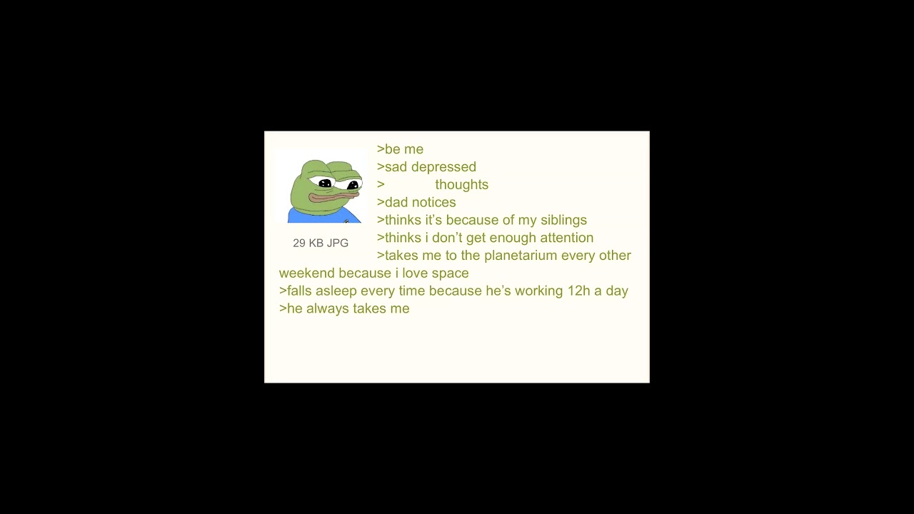 Anon Loves Space (Wholesome 4chan greentext story)
