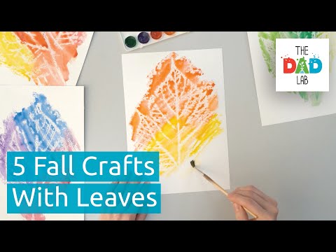 5 Amazing Fall Crafts with Leaves | Kids Crafts