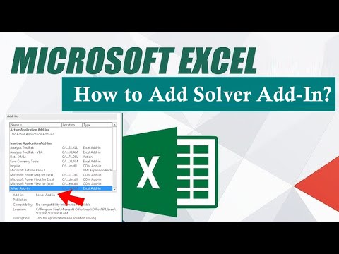 How to Add Solver Add-In in Excel Like a Pro in Minutes? | Excel Tech & Tricks