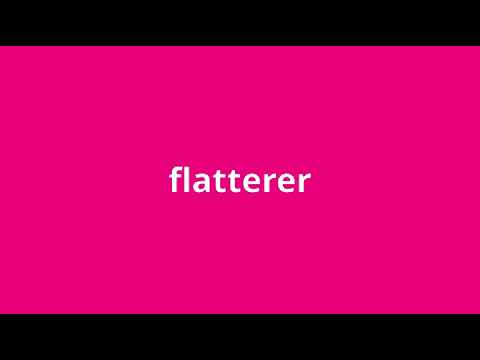 what is the meaning of flatterer.