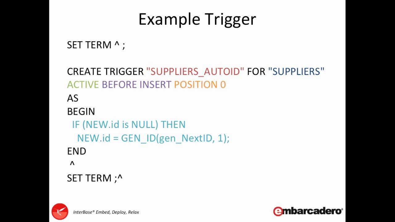 Catching Data Changes - Introduction to Triggers