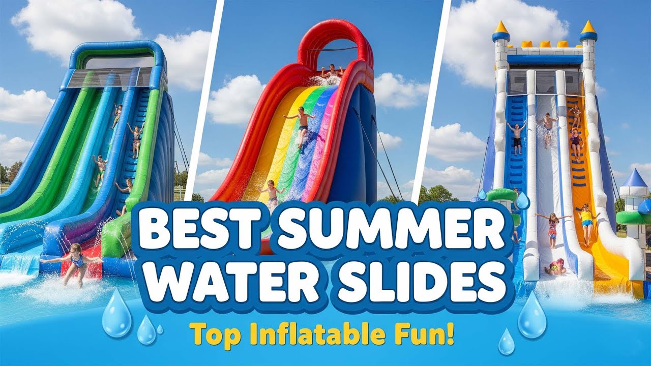 TOP 5 best large inflatable water slides for summer 2026