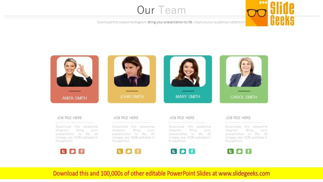 Our Team Introduction Powerpoint Slides