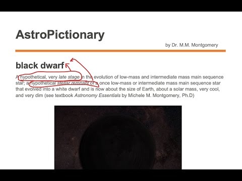 black dwarfs or black dwarf