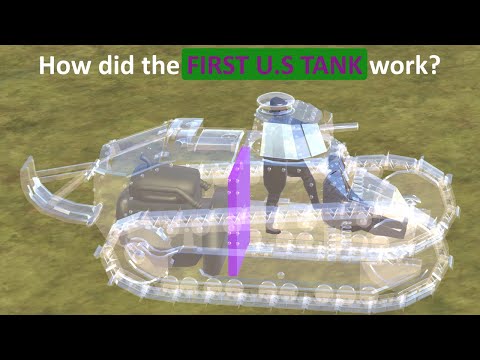 The Dawn of American Armor: M1917 Light Tank Explained (3D Animation) | U.S. Tank Evolution Ep.01