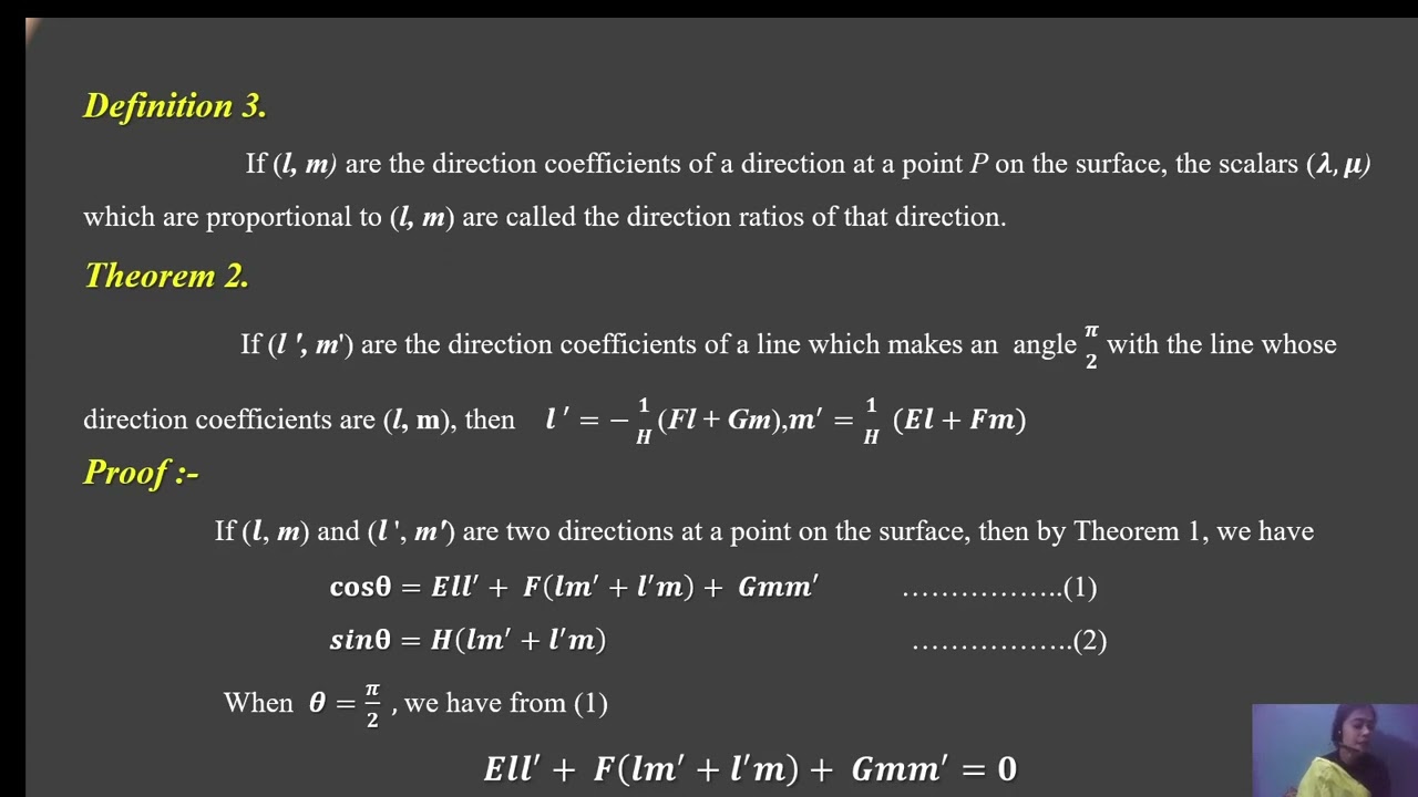 Msc Sem II  Unit   I Differential Geometry   17